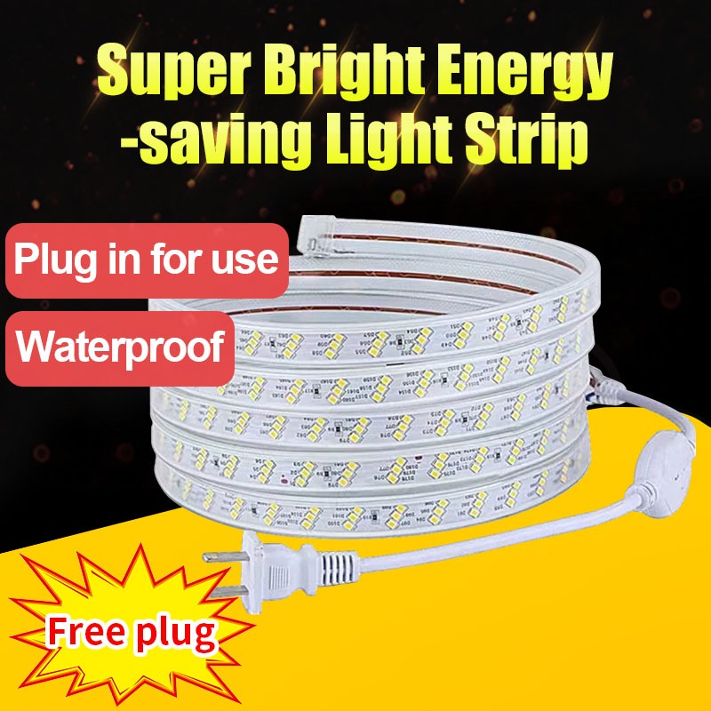 220V LED Strip Light Waterproof Flexible Indoor&Outdoor Light ...
