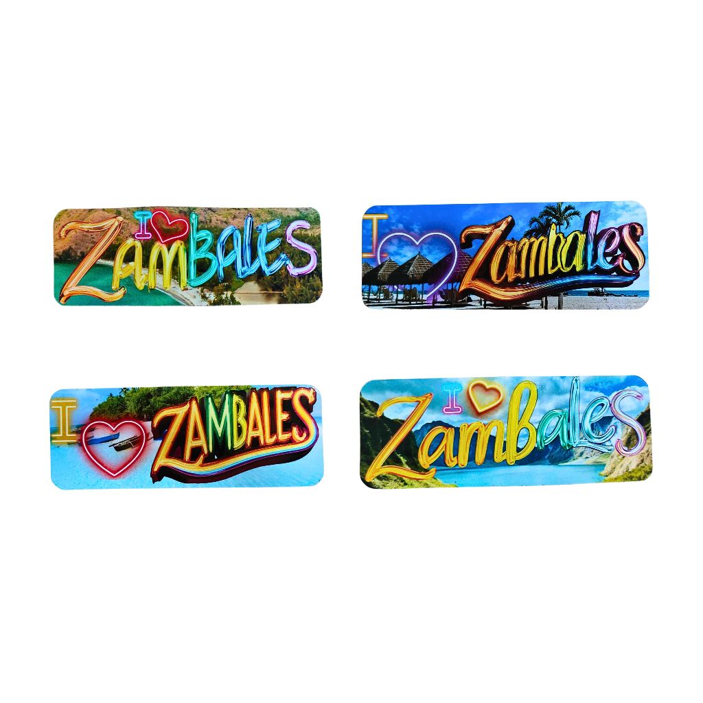 I LOVE ZAMBALES Rubber Ref Magnet Souvenir | Shopee Philippines