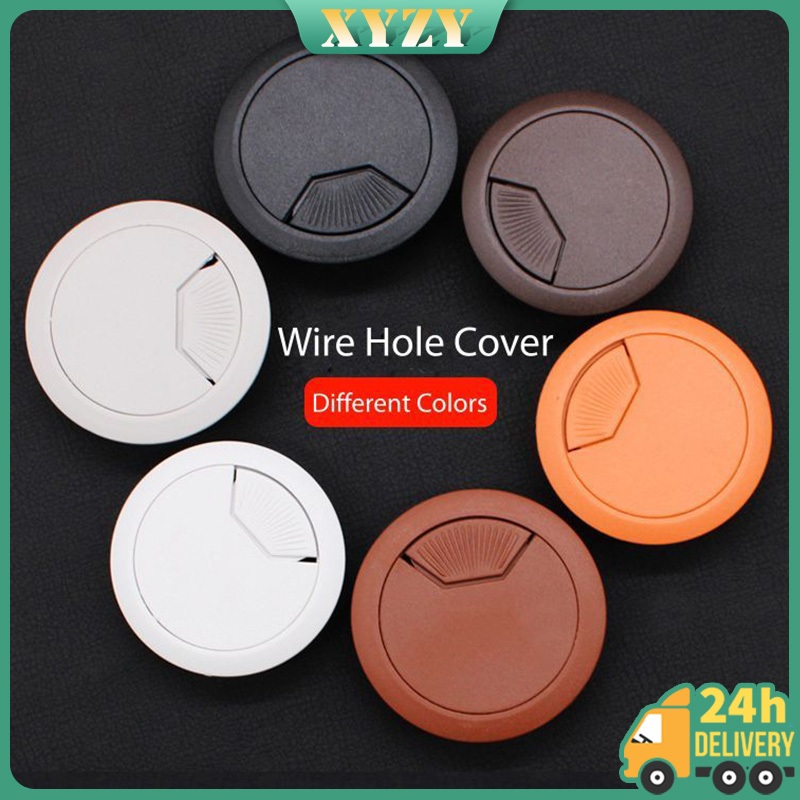 Desk Grommet Cable Wire Cover Office Desk Wire Hole Cove Round Wire ...