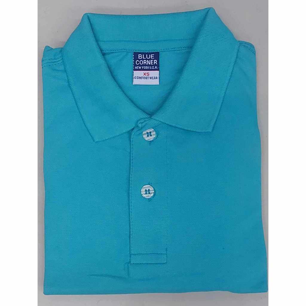 Blue Corner Plain Polo Shirt (TEAL / TURQUOISE) | Shopee Philippines