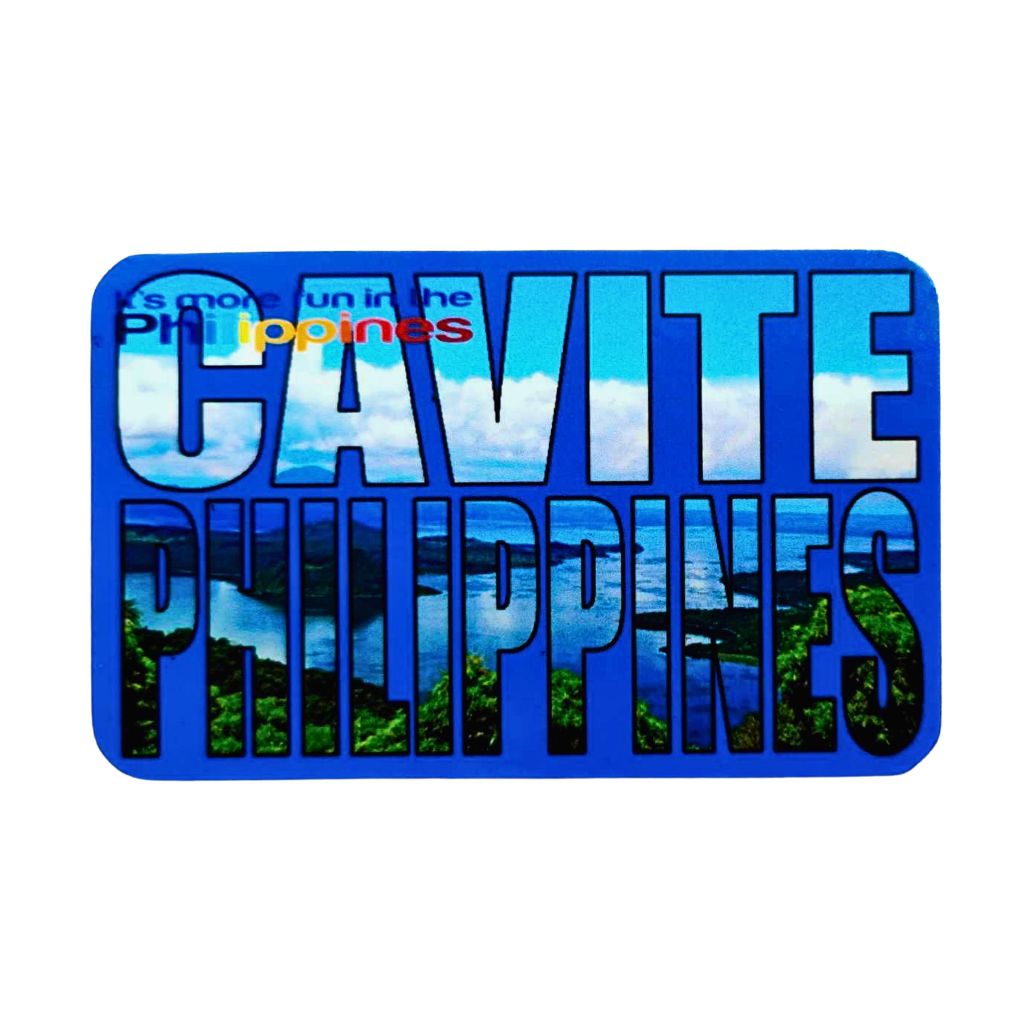 CAVITE PHILIPPINES "LAND OF THE BRAVE" RUBBER REF MAGNET | Shopee ...