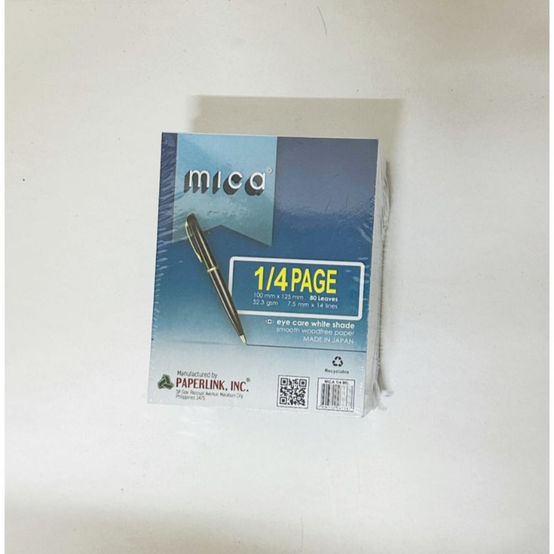 10 pads Mica Intermediate pad 1/4 quiz pad grade 3 grade 4 | Shopee ...
