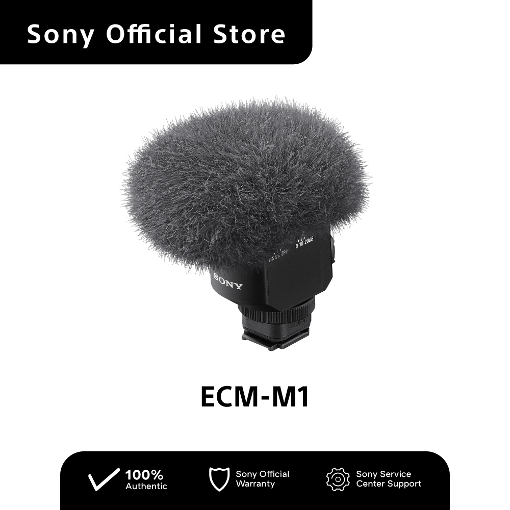 Sony ECM-M1 Compact Camera-Mount Digital Shotgun Microphone | Shopee Philippines