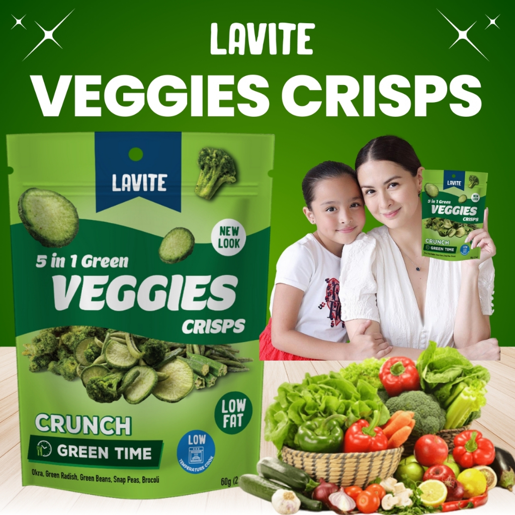 Dried Vegetables Snack Lavite Veggies Crisp Vegetable Chips Unsalted ...
