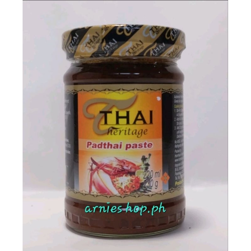 THAI HERITAGE PAD THAI PASTE 220ML OR 230G | Shopee Philippines