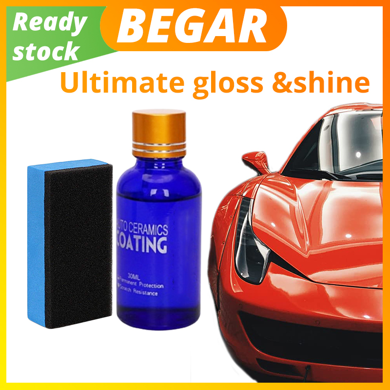 9H Nano Ceramic Coating for Cars 30ml High Gloss Car Detailing Kit Long ...