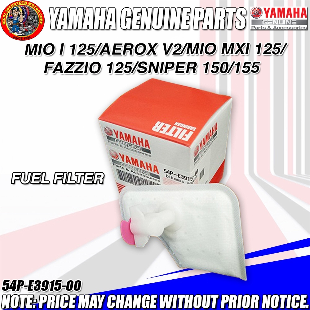 MIO I 125/AEROX V2/MIO MXI 125/FAZZIO 125/SNIPER 150/155 FUEL FILTER ...