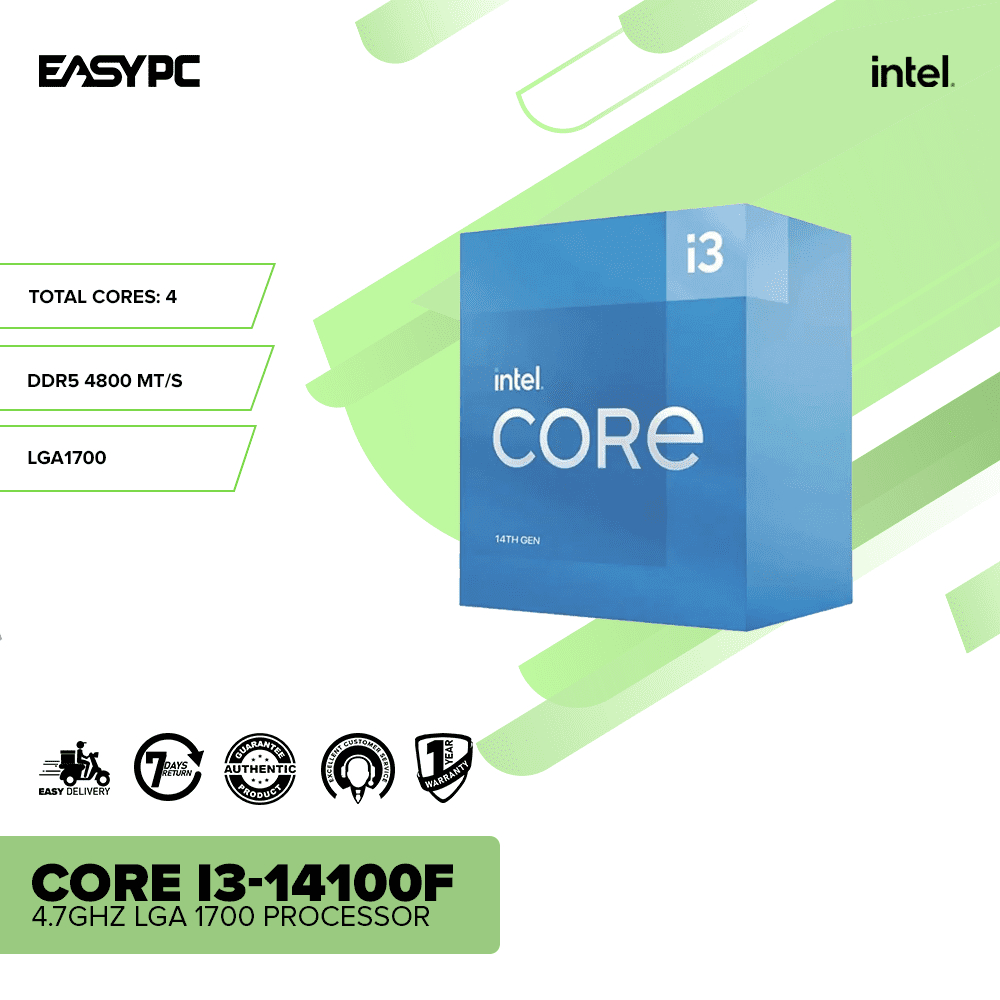 EasyPC| Intel Core i3-14100F/i3-14100 4.7GHz LGA 1700 intel Processor ...
