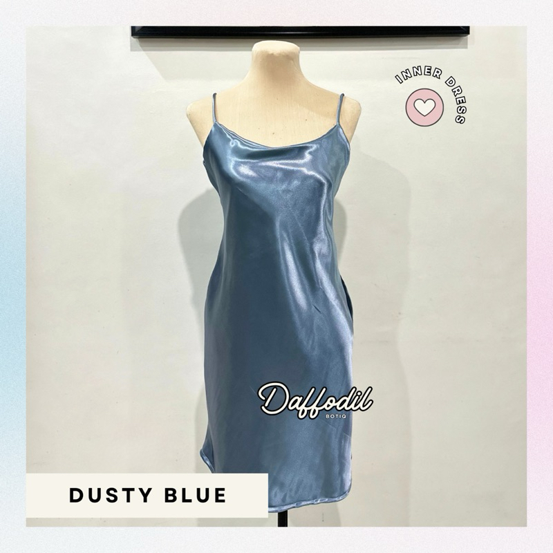 Robe Innner Dress | Silk Satin | Shopee Philippines