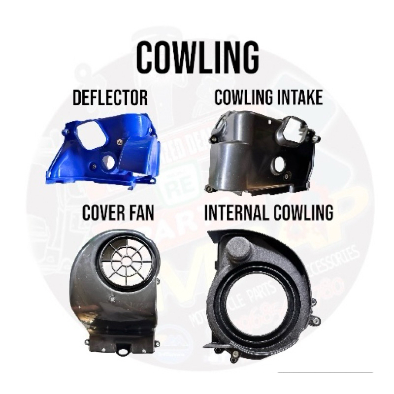 COWLING GENUINE BAJAJ RE (ASSEMBLY HOT AIR DEFLECTOR, COWLING INTAKE ...
