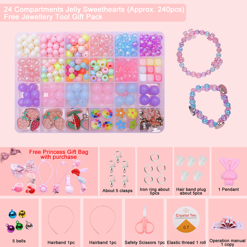 Great-King diy bracelet kit complete set for kids diy bracelet set ...