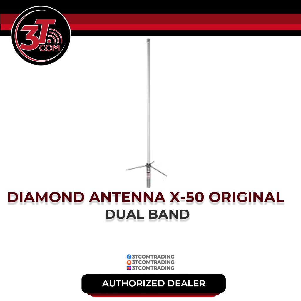 DIAMOND ANTENNA X50 DUAL BAND AERIAL ANTENNA | Shopee Philippines