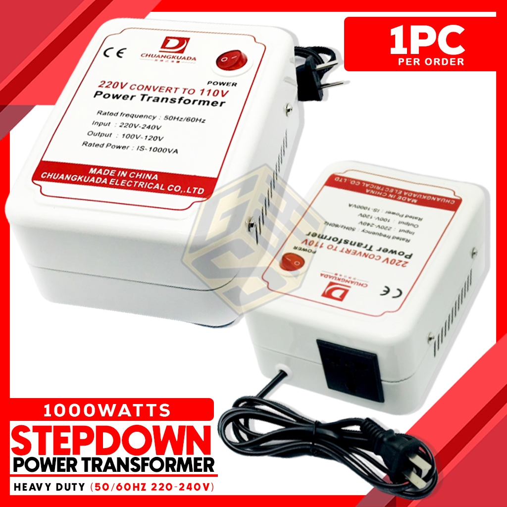 🟨1000W Step Down Power Transformer Heavy Duty🟨 | Shopee Philippines