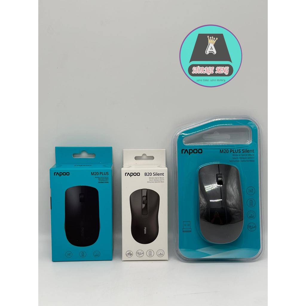 RAPOO M20 Plus Wireless Optical Mouse | Rapoo Wireless Mouse (free ...