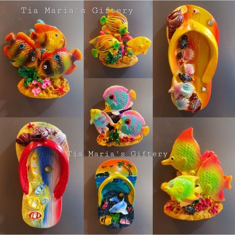 Fish, Turtles, and other Beach Designs Ref Magnets | Shopee Philippines