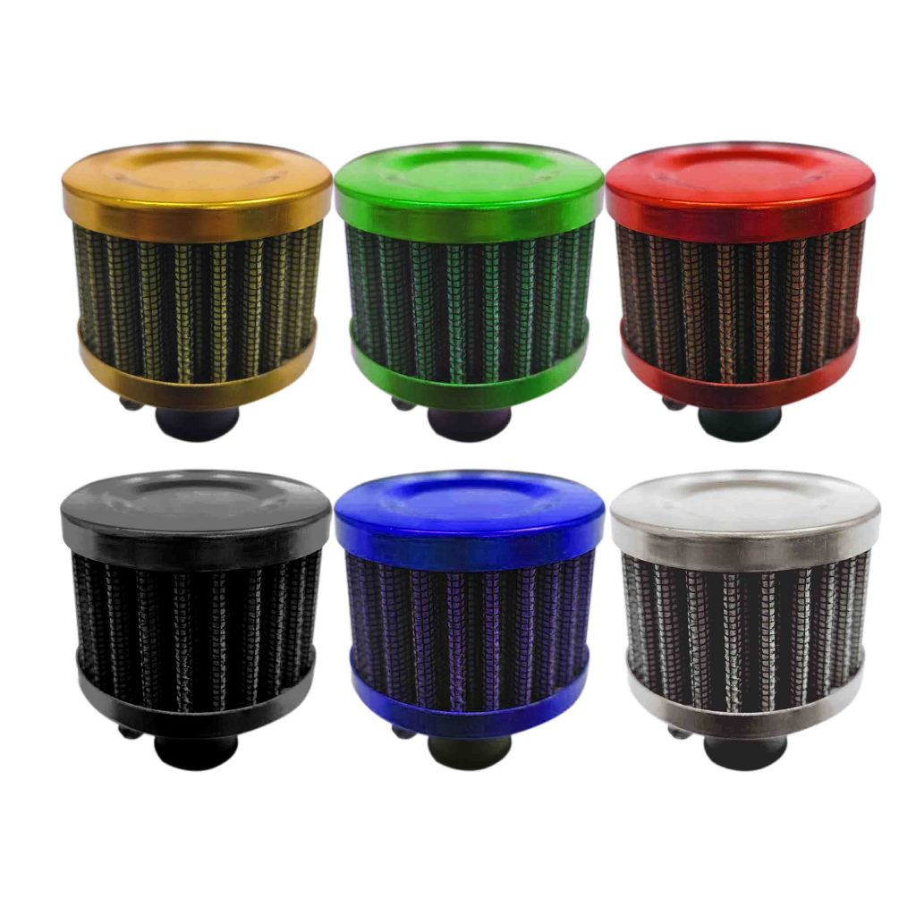 MOTORCYCLE UNIVERSAL AIR FILTER 12MM COLD AIR INTAKE FILTER TURBO VENT ...