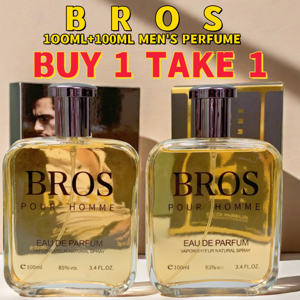 【Buy 1 Take 1】 Bros Box Perfume 100ml Men's Perfume Cologne Lasting 24 ...