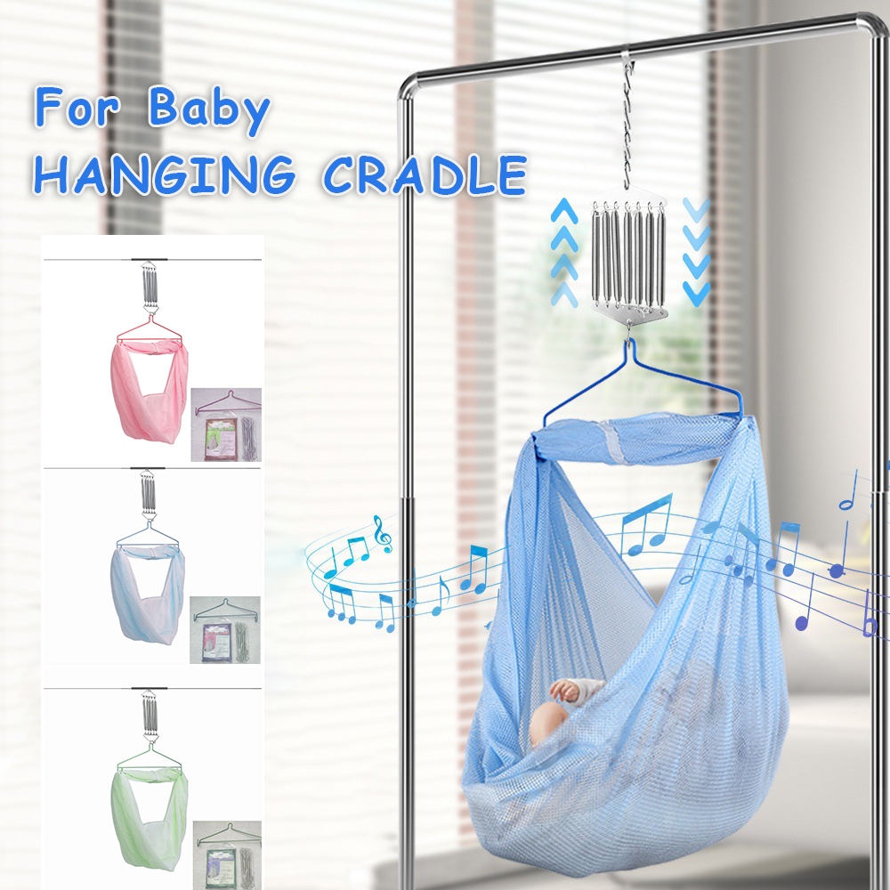 Cradle Set Safe Baby Cradle/Duyan/Hammock/Spring/Hanger/Net | Shopee ...
