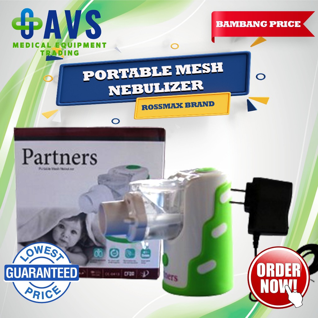 Partners Portable Mesh Nebulizer (super quiet)(1 year warranty)Model: HTC-198 (Green) | Shopee ...