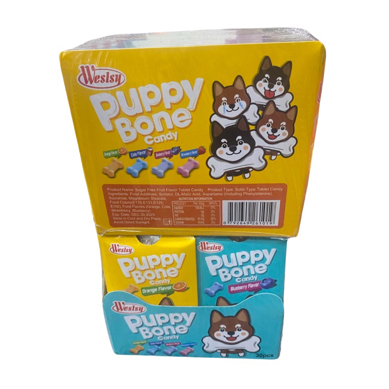 puppy bone candy 30 pcs per box | Shopee Philippines
