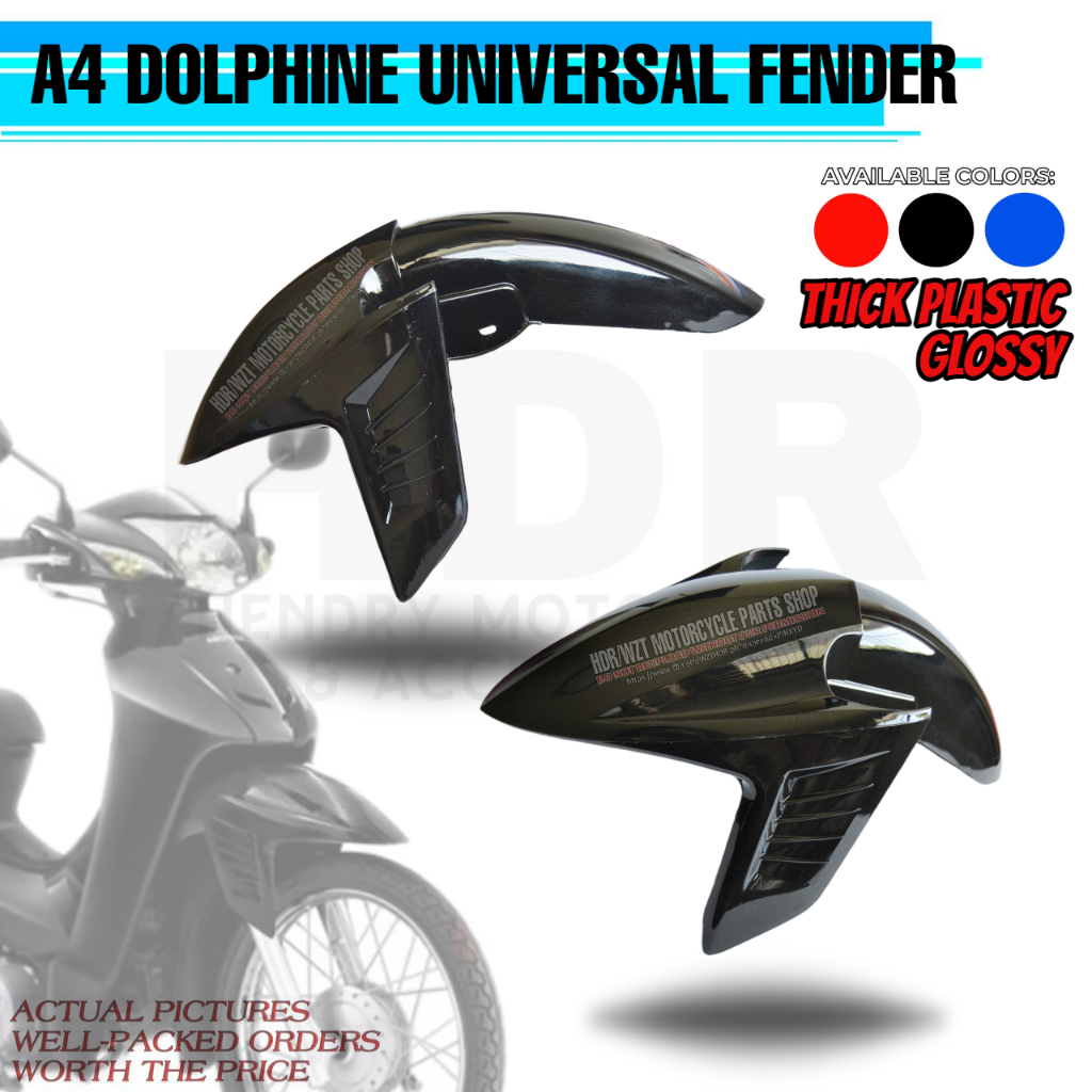 HDR FENDER / TAPALODO A4 DOLPHINE TYPE FOR ANY MOTORCYCLE UNIVERSAL MUD ...