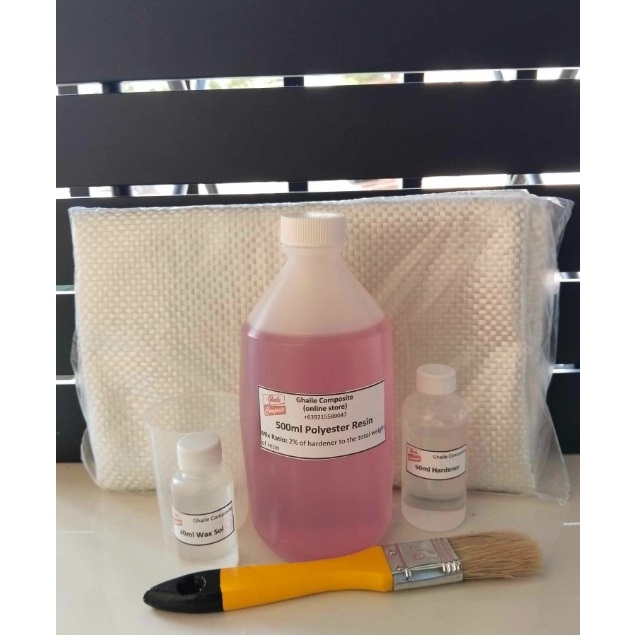 Fiberglass DIY (C) 500ml Semi Flex (Premixed) Resin Set to choose ...