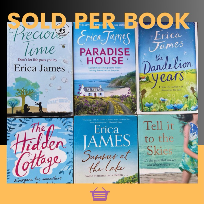 Erica James Books Cute Cover Romance Contemporary Fiction Novels ...