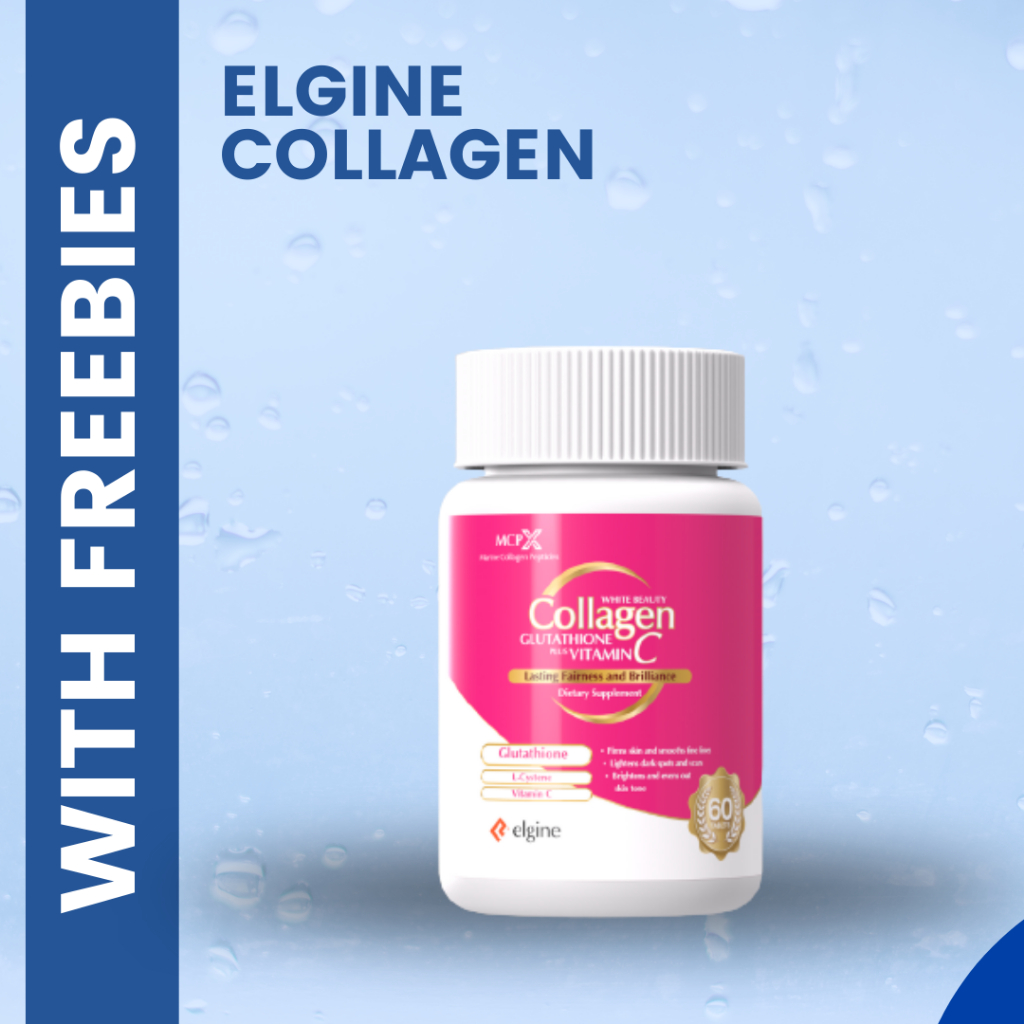Elgine White Beauty Collagen, Glutathione + Vitamin C (60 capsules ...
