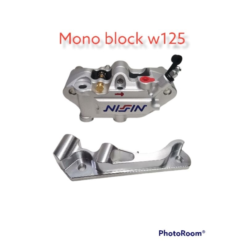 L9 monoblock w125/mio/m3/beat fi/click 125 caliper set with (free bolt ...