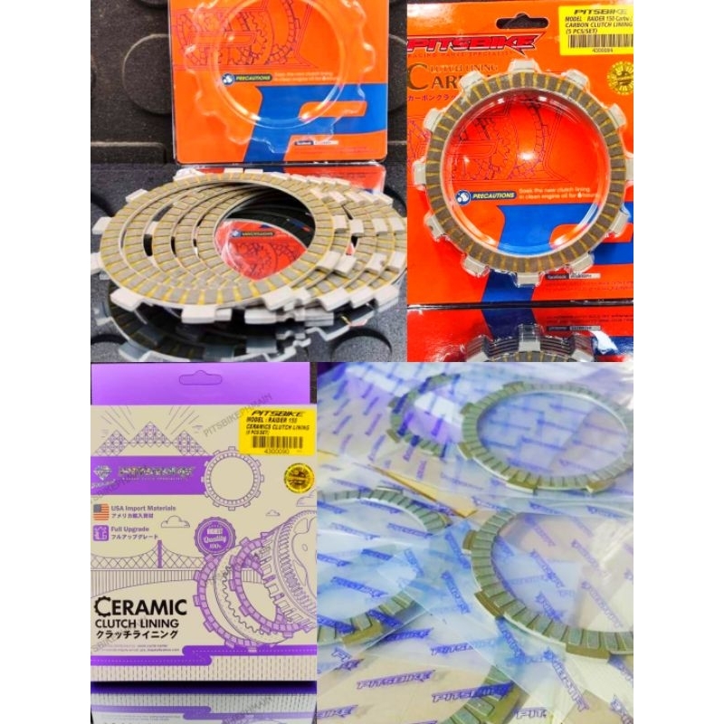PITSBIKE RAIDER 150 RACING CLUTCH LINING / CLUTCH SPRING Carb Type / FI ...