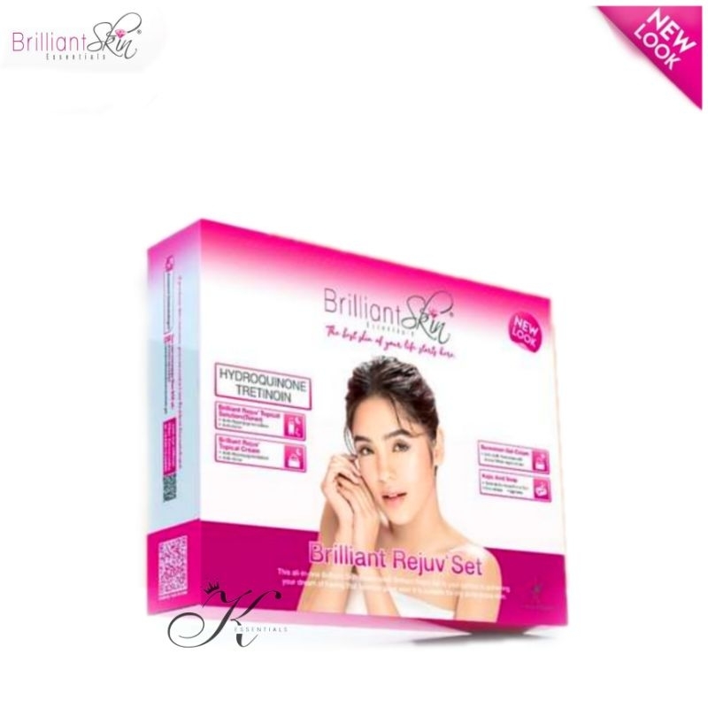 BRILLIANT REJUV SET (NEW / OLD) / KOJIC SOAP / REJUV TONER / CREAM 10g ...