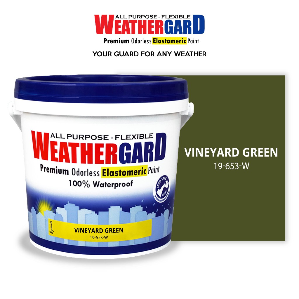 WeatherGard Elastomeric Paint 4L | Shopee Philippines