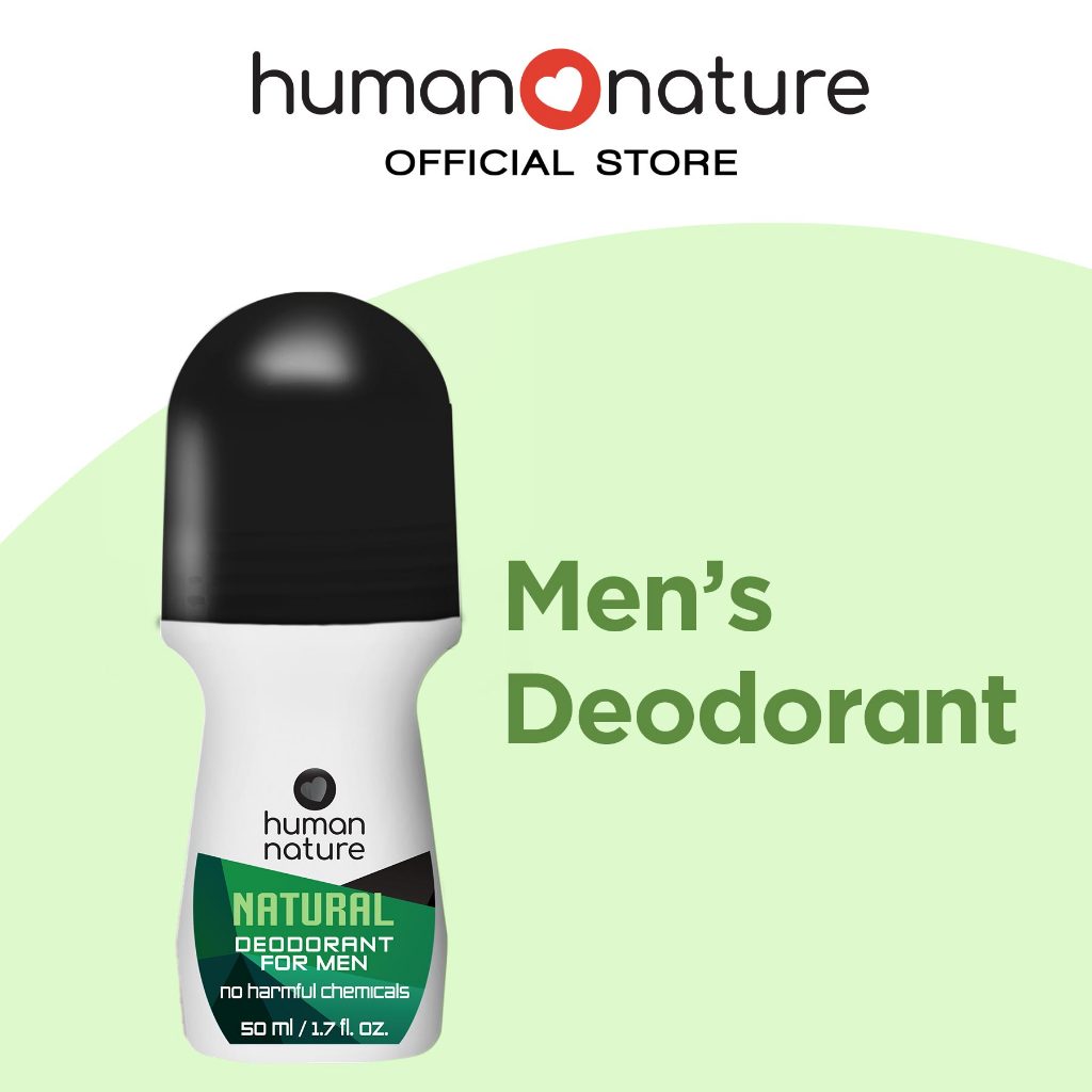 Human Nature Deodorant for Men 50ml (No Harmful Chemicals) | Shopee ...