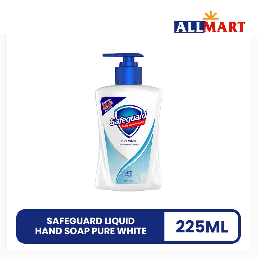 Safeguard Liquid Hand Soap Pure White 225ml | Shopee Philippines