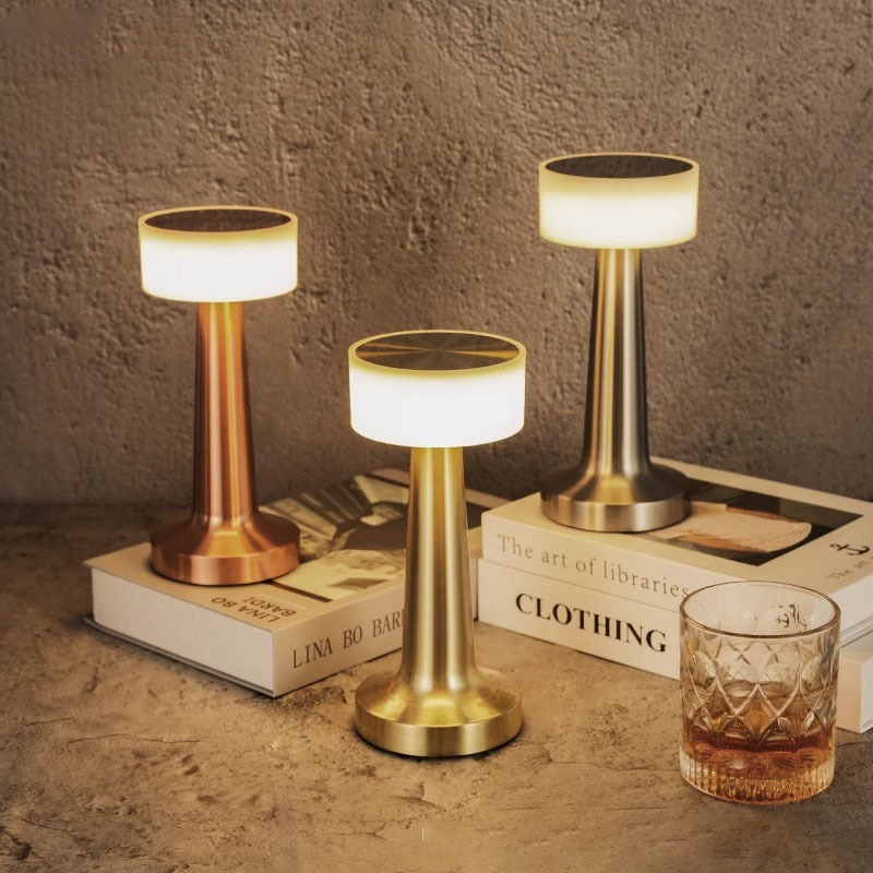 Smart Desk Lamp Cordless Table Lamps for Bedrooms,4000mAh Rechargeable ...