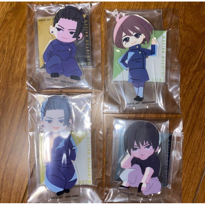 Geto Gojo Toji Shoko Acrylic Stand NEW Prize Jujutsu Kaisen Official ...