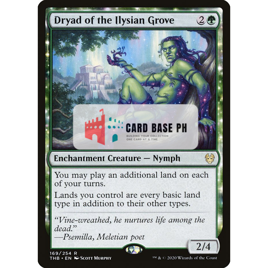 Dryad of the Ilysian Grove - Magic the Gathering Trading Card | Shopee ...