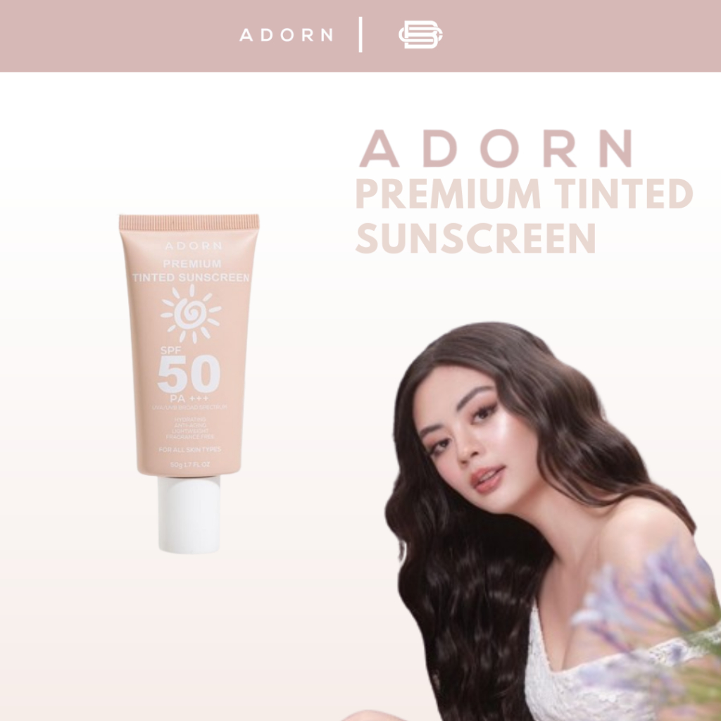Adorn Tinted Sunscreen SPF 50 PA+++ | Shopee Philippines