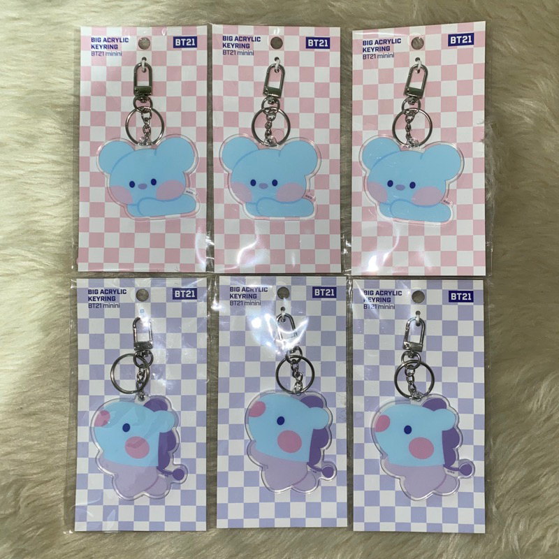 BT21 Minini Big Acrylic Keyring | Shopee Philippines