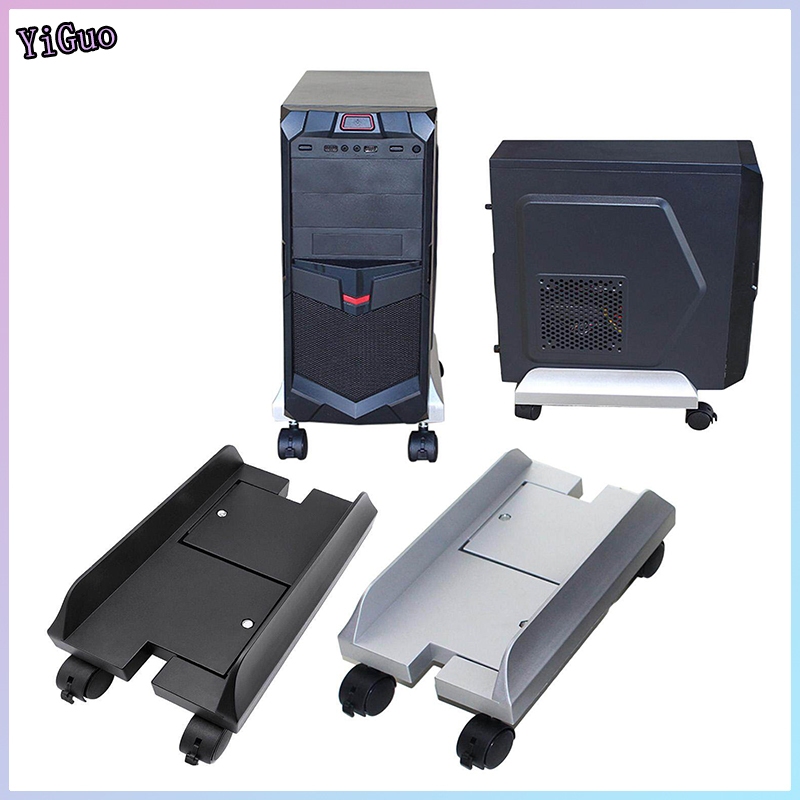 Desktop CPU Stand Holder With Caster Wheels For Computer Cases Storage ...