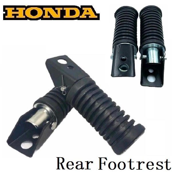 HONDA XRM 110 Motorcycle Real Footrest Brand New Color Black Motorcycle ...