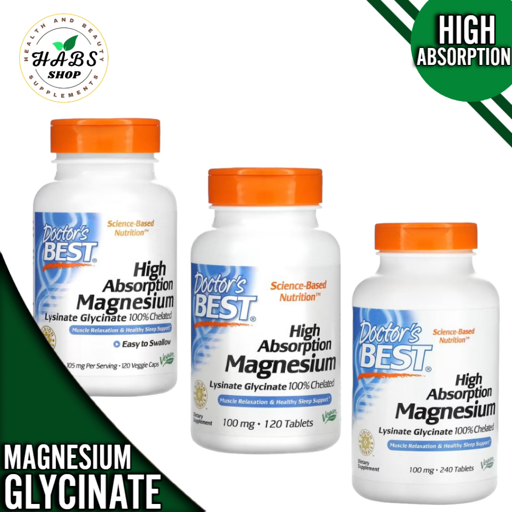 Chelated Magnesium High Absorption or Magnesium Lycinate Glycinate ...