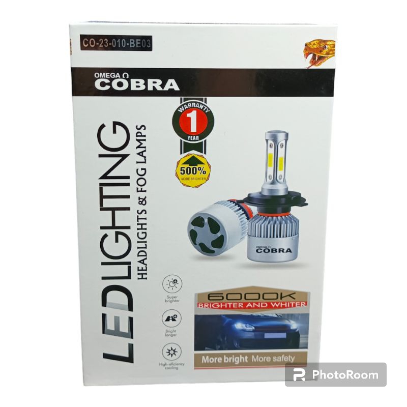 HEADLIGHTS & FOG LAMPS COBRA -LED -HL29A8H4 | Shopee Philippines