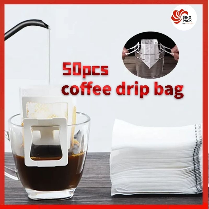 50pcs coffee drip bag empty - Coffee Drip Filter Paper Dripper For ...