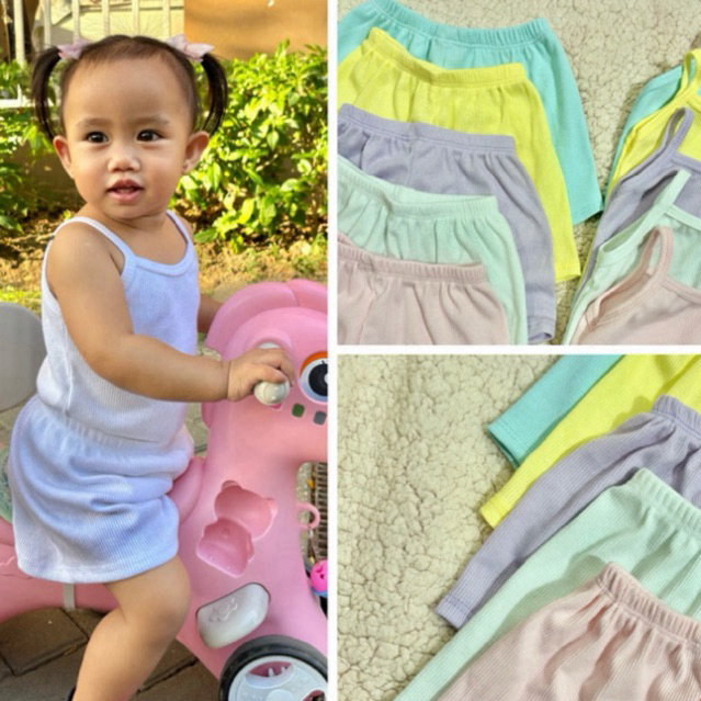 3 PAIRS PLAIN KNITTED TERNO FOR BABY GIRL 6 MONTHS - 4 YEARS OLD TERNO ...
