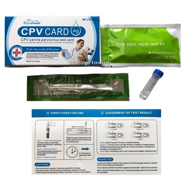 CPV CARD Canine Parvovirus Test Card For All Dogs | Shopee Philippines