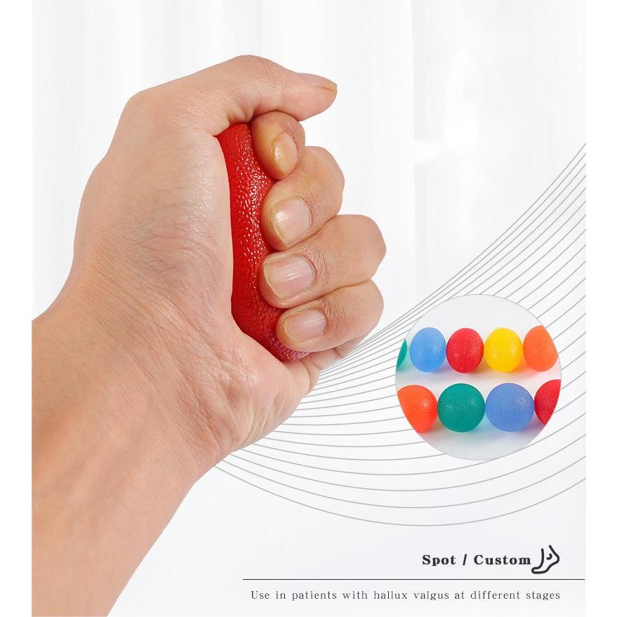 Decompression Circular Grip Stress Relief Strength Trainer Elastic Soft ...