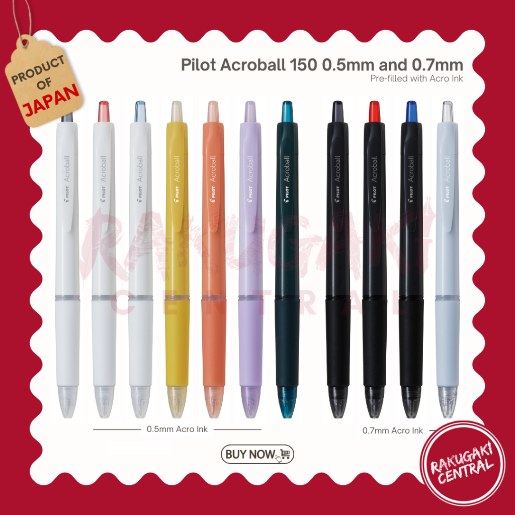 Pilot Acroball 150 0.5mm and 0.7mm Pens | Shopee Philippines