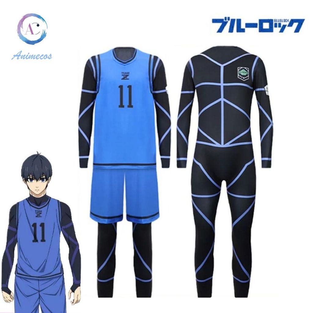 Anime Blue Lock uniform Isagi Yoichi Cosplay Costume Jersey Football ...