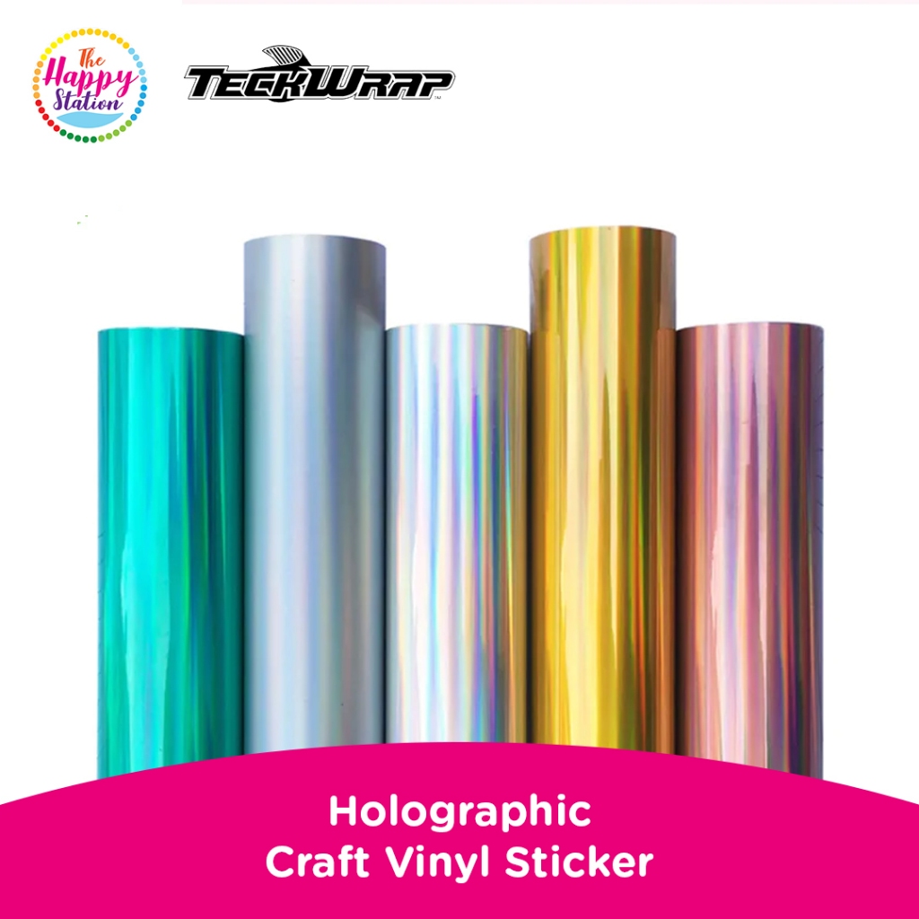 TECKWRAP | Holographic Craft Vinyl Sticker | Shopee Philippines